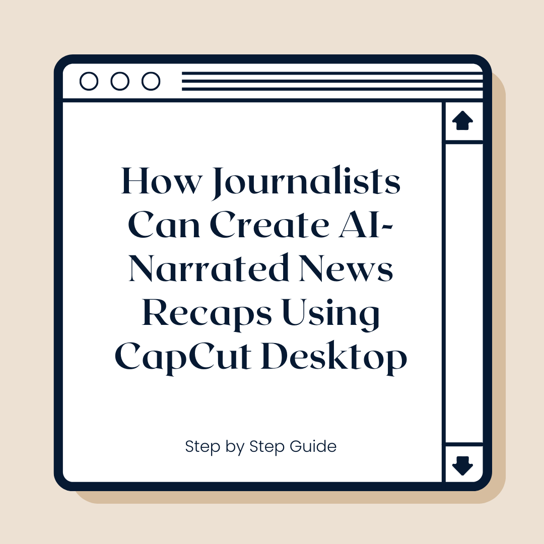 AI-Narrated News Recaps Using CapCut Desktop