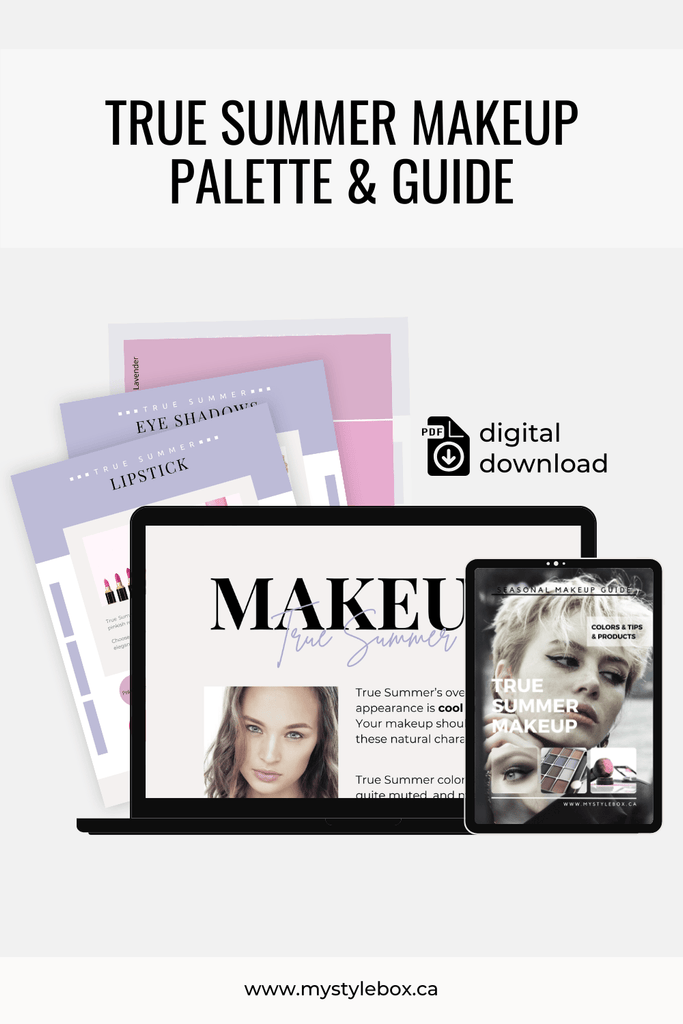 True Summer Digital Color Palette and Makeup Guide