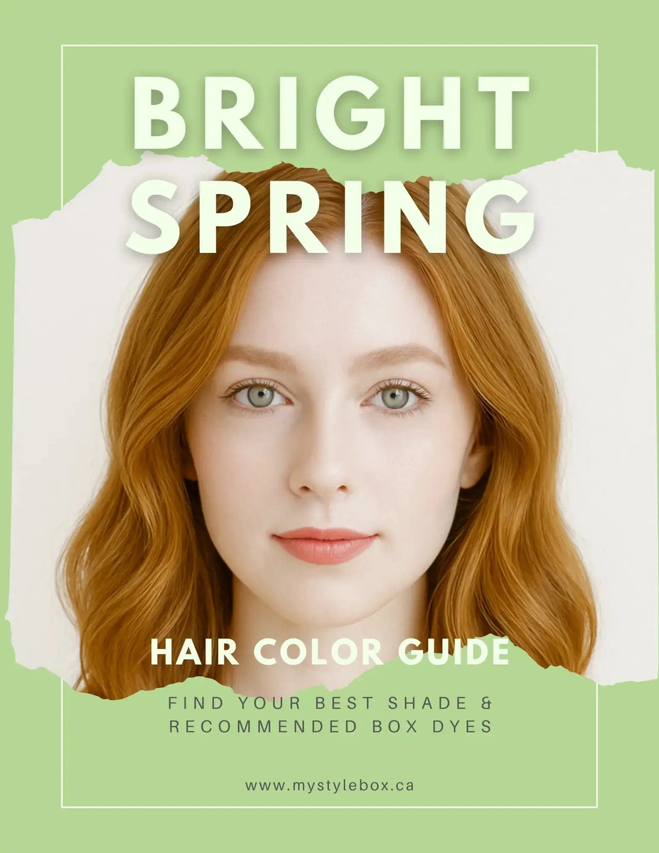 Bright Spring Color Palette & Hair Color Guide Bundle - Mystylebox