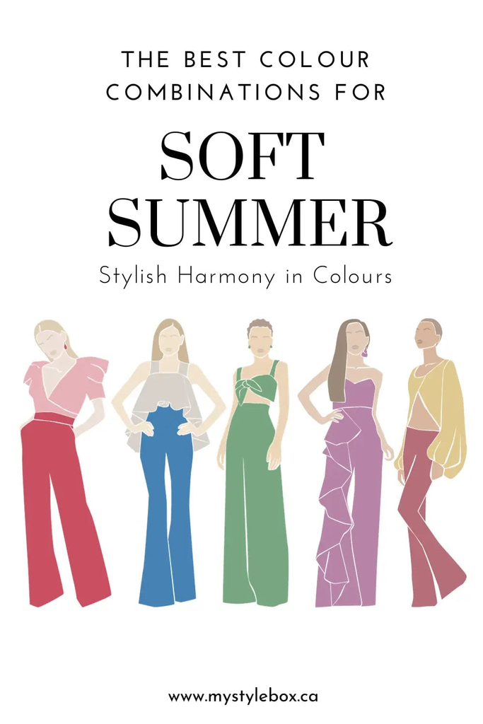 Soft Summer Season Color Palette and Combinations Bundle