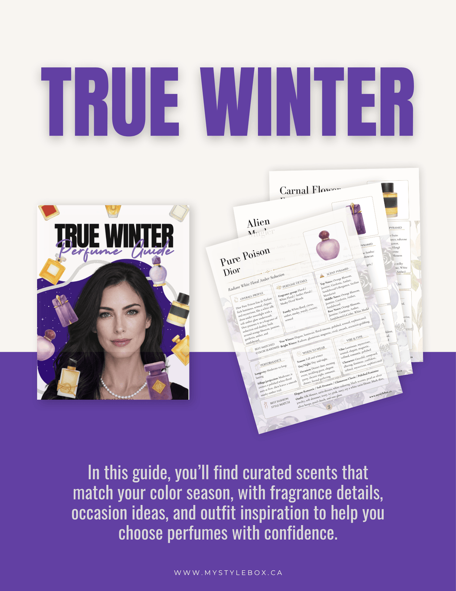 True Winter Fragrance Guide | Seasonal Color Perfume Matches